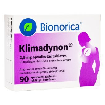 KLIMADYNON таблетки в оболочке 2,8 мг, N90 | euroaptieka.lv