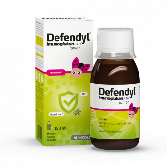 DEFENDYL šķidrums IMUNOGLUKAN PH4 JUNIOR, 120 ml | euroaptieka.lv