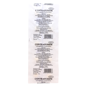 UNIFARMA CONTRATUSSIM tabletes, 10 gab. | euroaptieka.lv