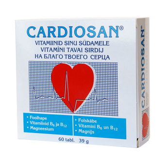 CARDIOSAN таблетки, 60 шт. | euroaptieka.lv