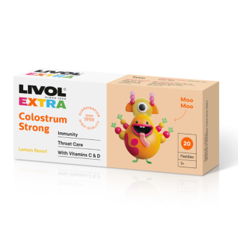 LIVOL EXTRA COLOSTRUM STRONG, 20 tabletes | euroaptieka.lv