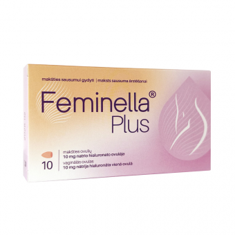 FEMINELLA Plus vaginālās ovulas, 10 gab. | euroaptieka.lv