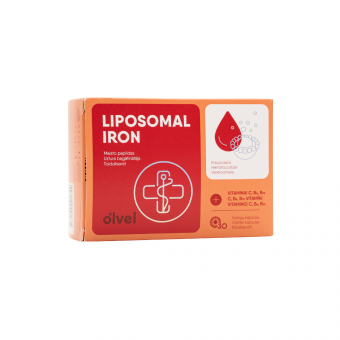 OLVEL LIPOSOMAL IRON, 30 kapsulas | euroaptieka.lv