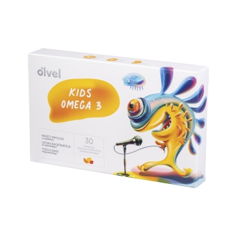 OLVEL KIDS OMEGA-3 gumijas konfektes, 30 gab. | euroaptieka.lv