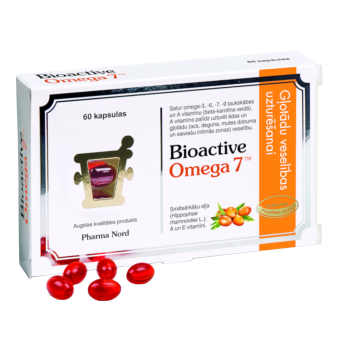 BIOACTIVE OMEGA 7 kapsulas, 60 gab. | euroaptieka.lv